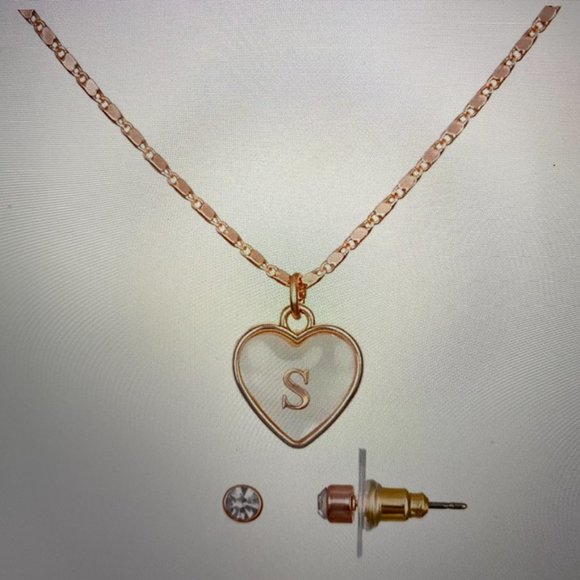 LC Lauren Conrad | Jewelry | Lc Lauren Conrad Gold Tone S Initial ...